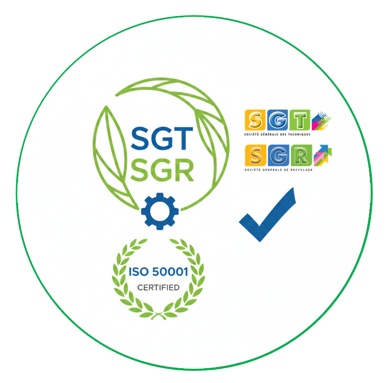 Nos sites SGT et SGR certifiés "ISO 50001" - SGT